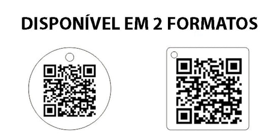 Chaveiro Com QR Code Personalizado – Quero Personalizado